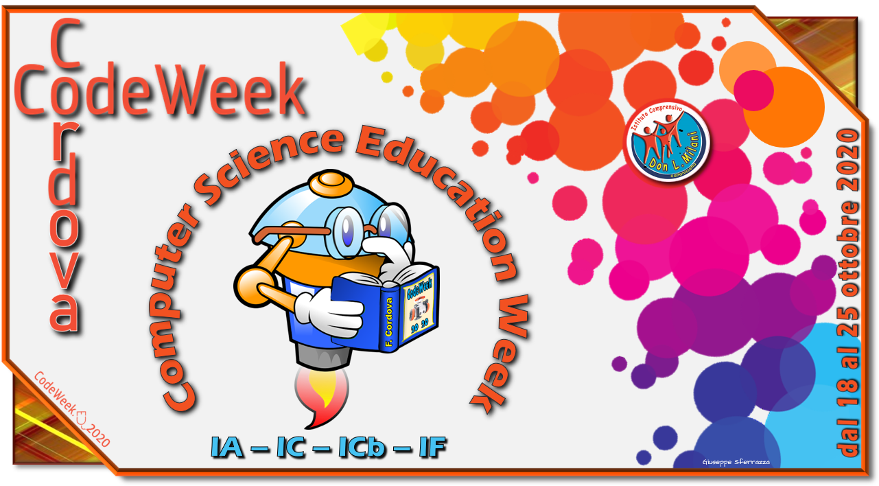 Dal 18 al 25 ottobre Code Week Cordova - IC Don Milani